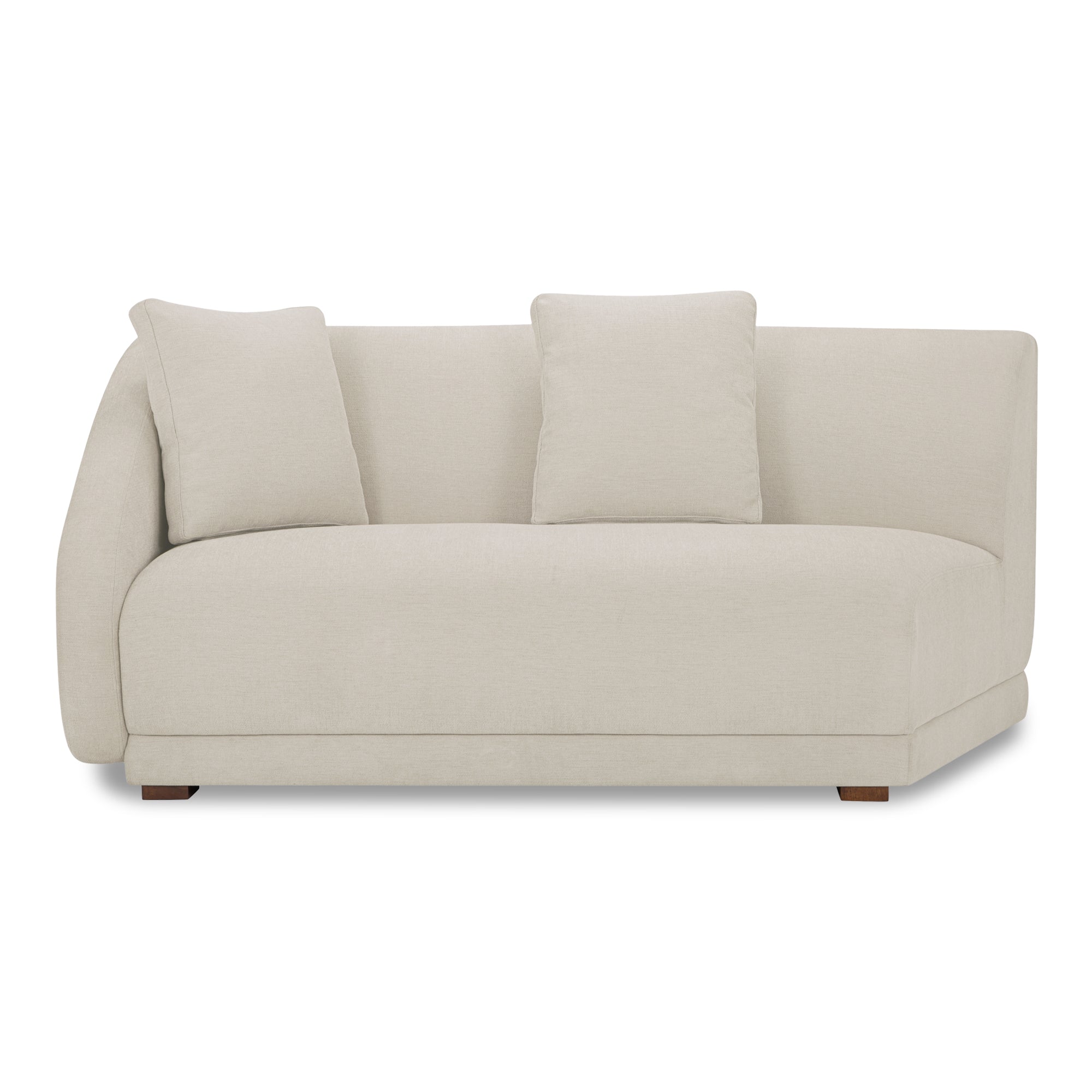 Fraser Left Arm Facing Sofa Off White – Classic 2 Modern Furniture Store